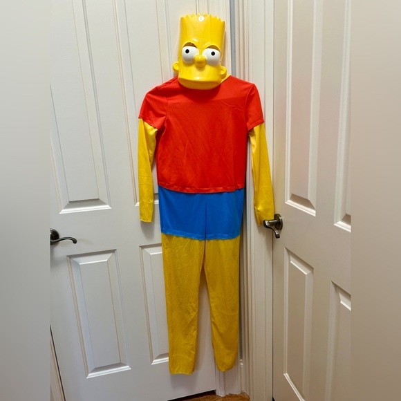 Simpsons | Costumes | Kids Bart Simpson Character Costume Youth 12 ...